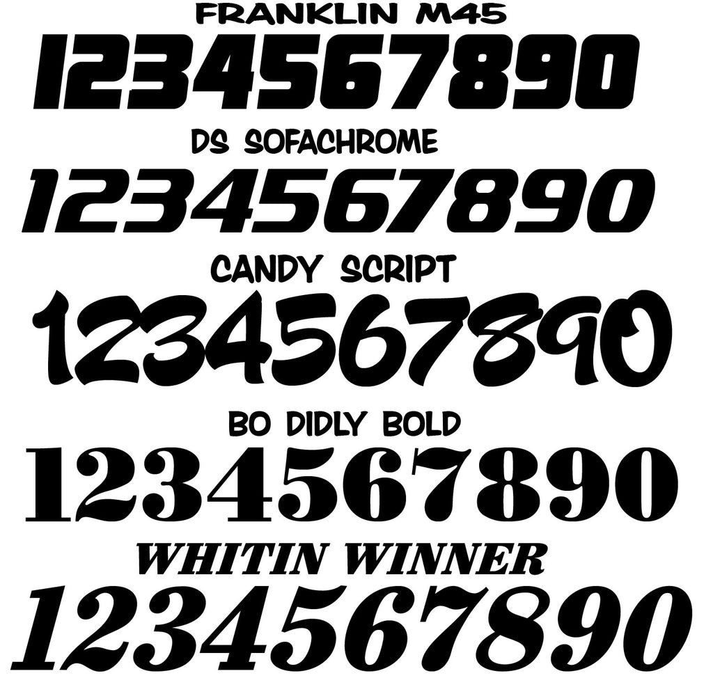 FAST PLATES CUSTOM NUMBER PLATES & STICKERS – The Motorsports Store